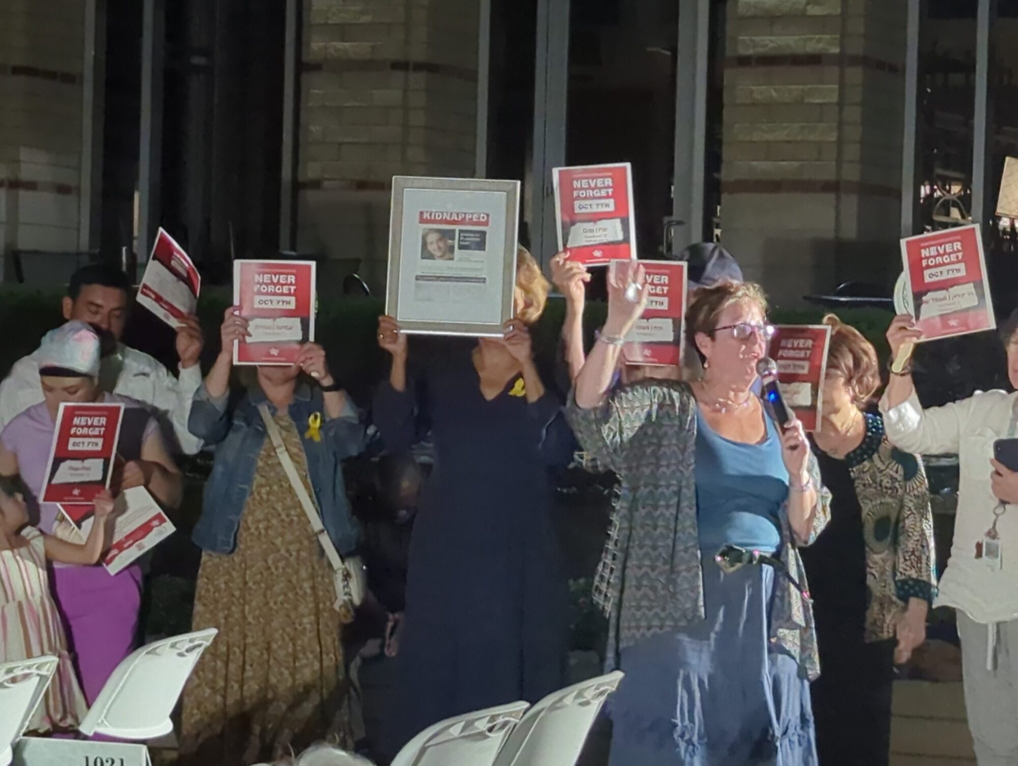 March of Remembrance Texas "Never Forget October 7" Vigil Held at ...